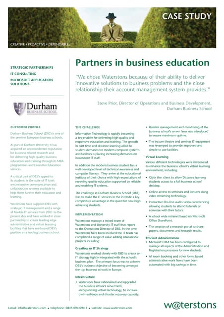 Efficient Infrastructure Maintenance at Universities - Rick Craig ...