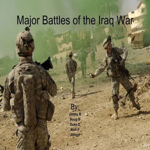 Major Battles of Iraq | PPT