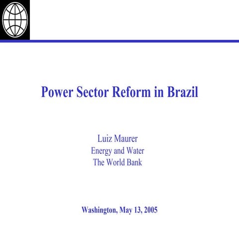 Ed Power Sector Brazil | PPT