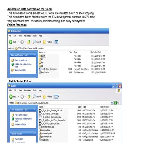Eim Automation For Siebel Crm | PPT
