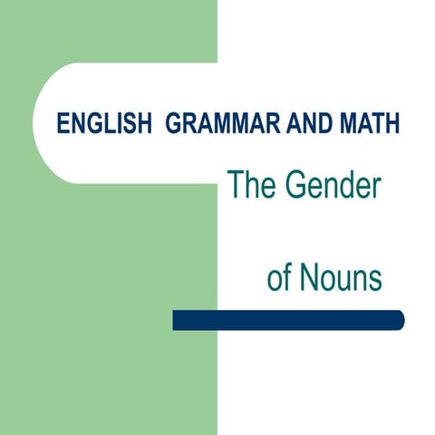 English Grammar And Math | PPT | Pets
