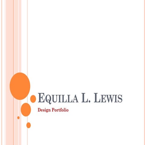 Equilla L Lewis Portfolio011509 | PDF