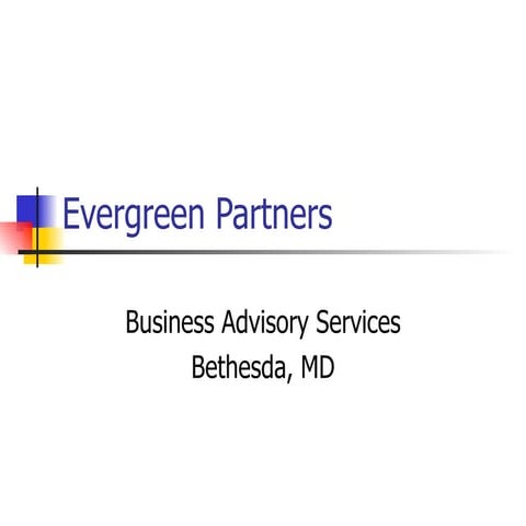 Evergreen Partners Jw Background 091608 | PPT