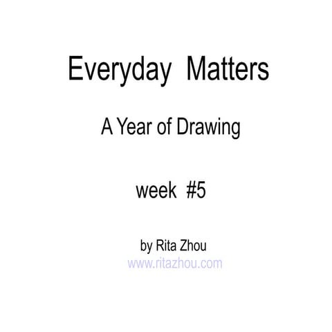 Everyday Matters(Week #5) | ODP