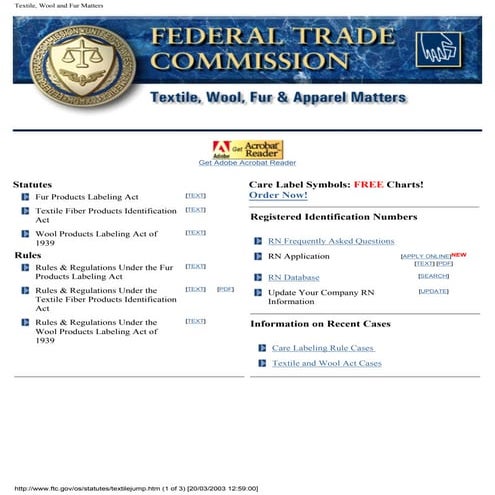 Threading Your Way Through Fibre And Wool Labelling Acts | PDF