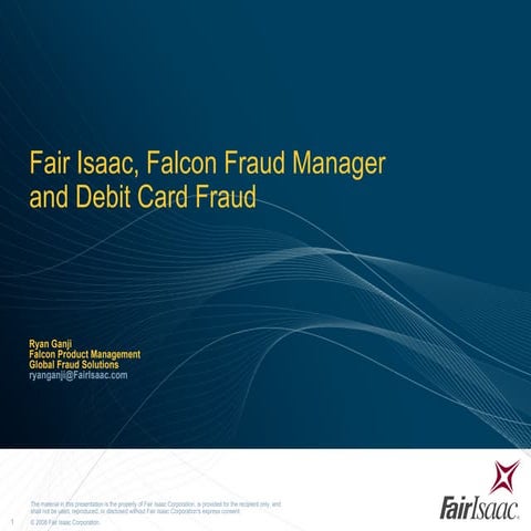 Falcon 012009 | PPT | Credit Cards | Personal Debt