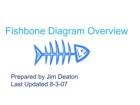 Hand Book for Fish Bone analysis | PDF