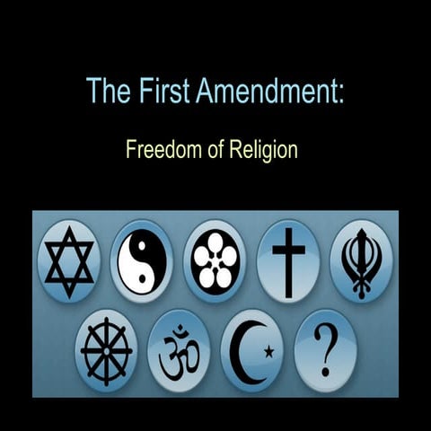 First Amendment: Freedom of Religion | PPT