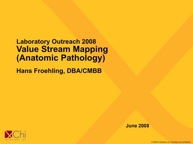 value stream mapping | PPTX