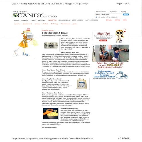 Daily Candy | PDF | Desserts and Baking | Food & Drink