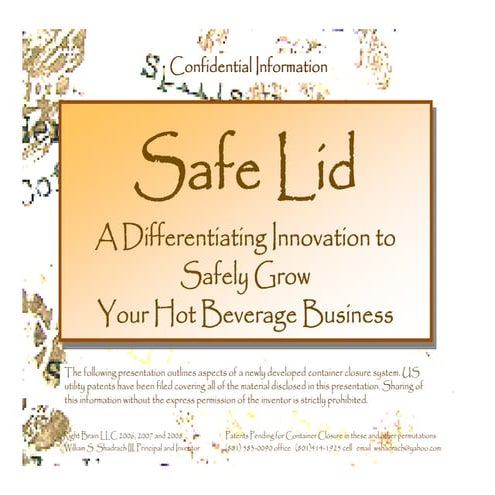 Safe Lid Closure System 2009 | PDF