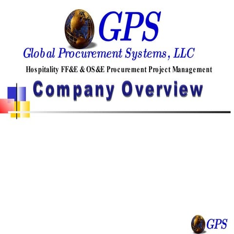 Gps Company Overview | PPT
