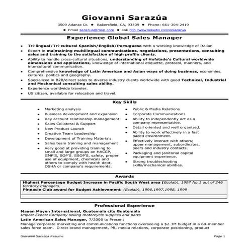 RAUL COZ RESUME Rev 05 2105 | PDF
