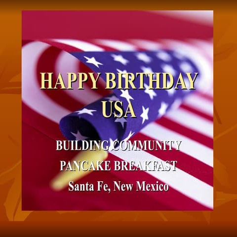 Happy Birthday Usa | PPT