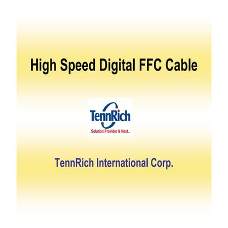 High Speed Digital Cable | PDF