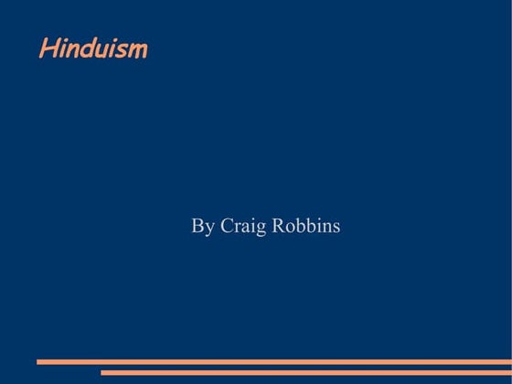 Hinduism | PPTX | Hinduism | Religion & Spirituality
