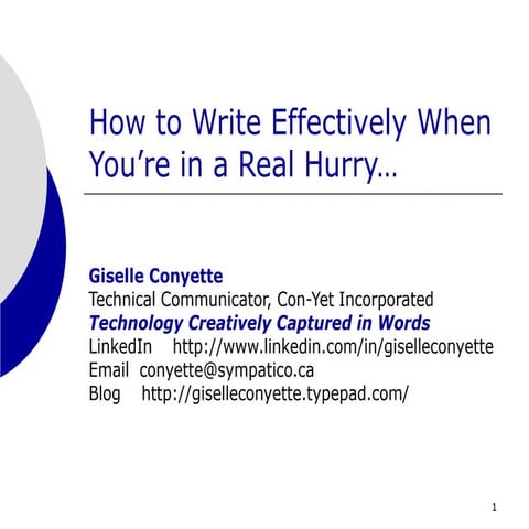 21 Tips to Write Fast and Well | PDF