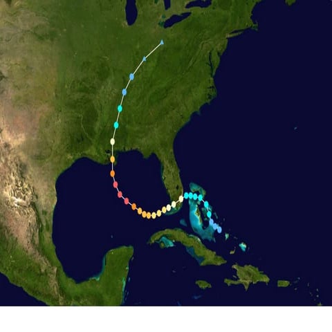 Hurricane Katrina's Path | PPT
