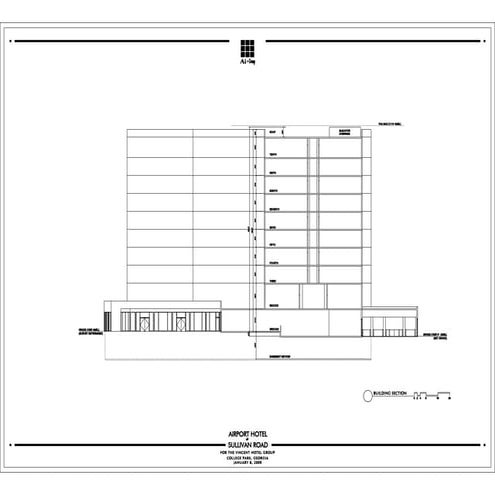 Hyatt Hotel Building Section | PDF