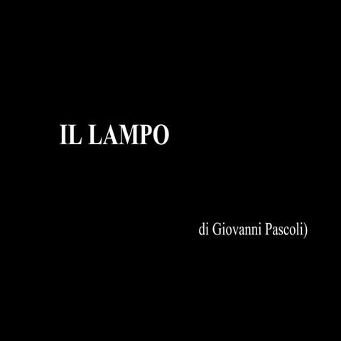 Il Lampo | PPT