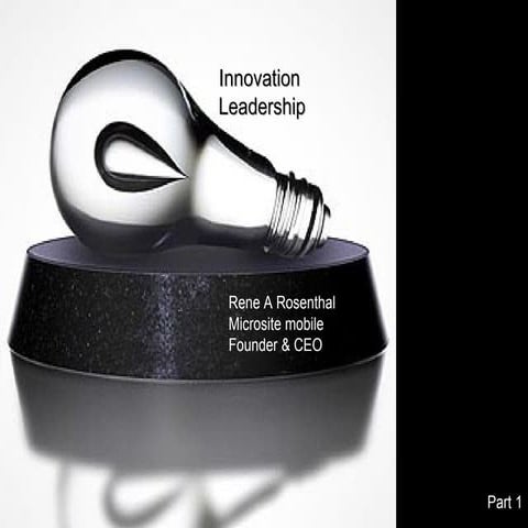 Innovation Leadership1 | PPT | Business Administration | Business
