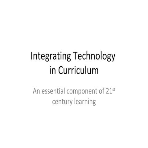 Technology Integration Matrix Introduction | KEY