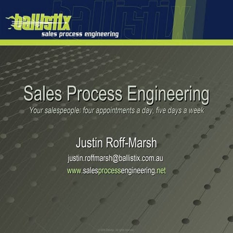 Introduction to Sales Process Engineering | PPT