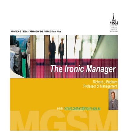 Ironic Manager | PPT