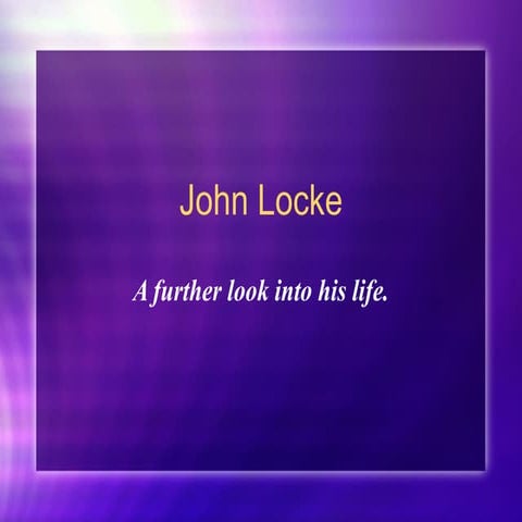 John Locke | PPT