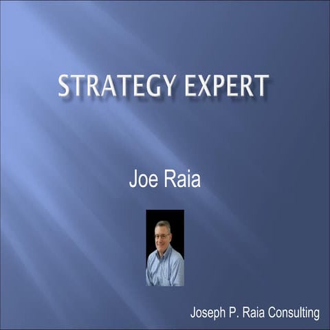 Joseph P. Raia Consulting Presentation 2 26 09 Pp 97 Format | PPT ...