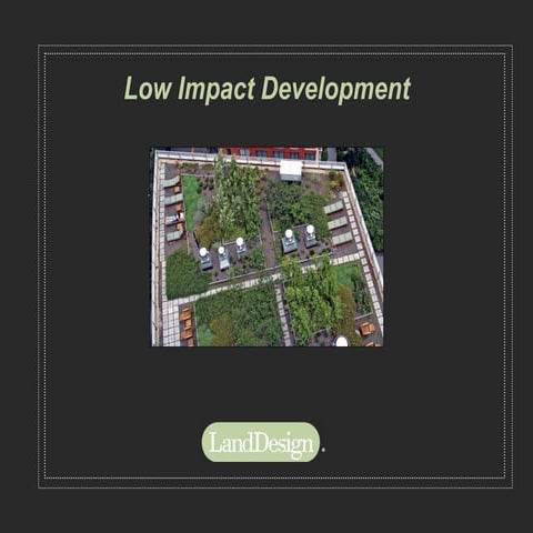 Low Impact Design | PDF | Landscaping | Home & Garden