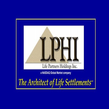 LPI corporatepresentation Forlicensee169 | PDF | Life Insurance | Insurance