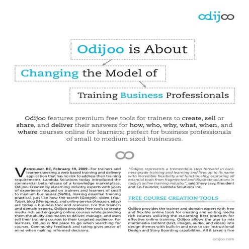 Dorado - elearning Infographic