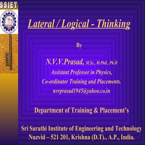 Lat Thinking Final 123 | PPT