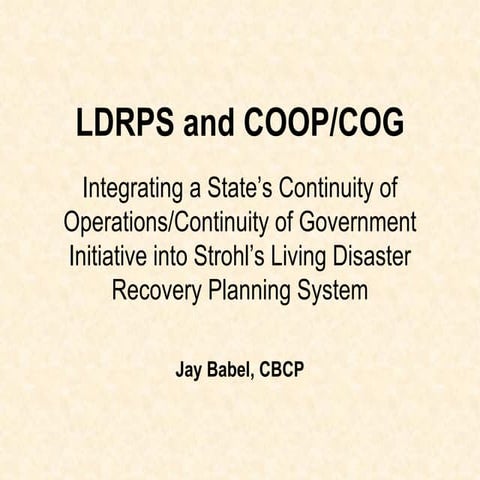 LDRPS Implementation | PPT