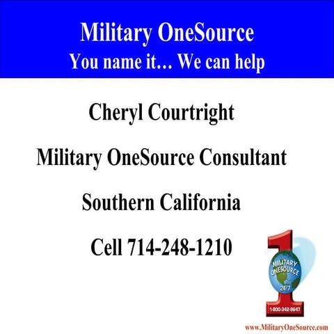 Military OneSource | PPT
