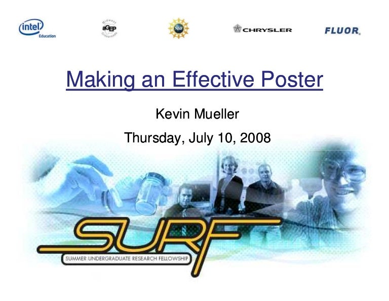 Making Effective Posters