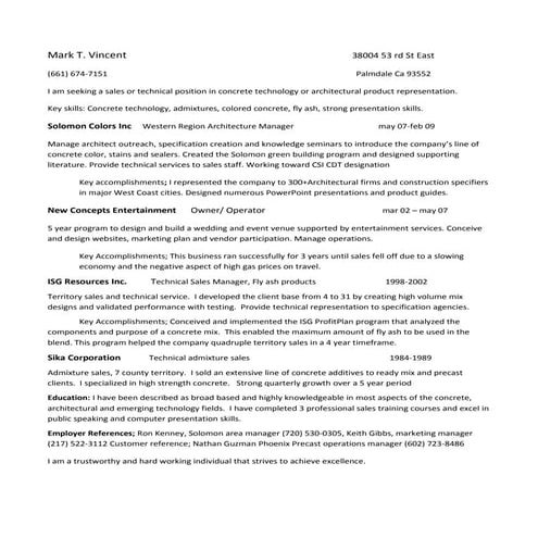 Rick Smith Resume | PDF