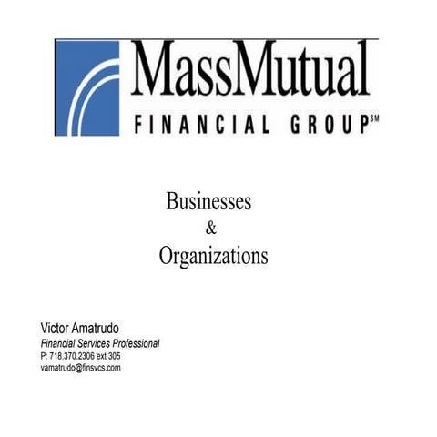 Mass Mutual Business Presentation | PPT