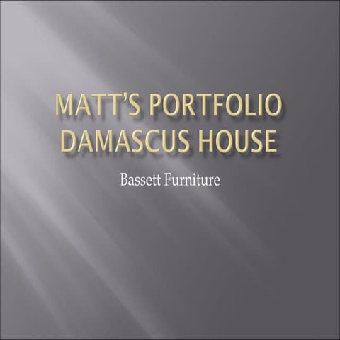 Matt’S Portfolio 2 | PPT | Interior Decorating | Home & Garden