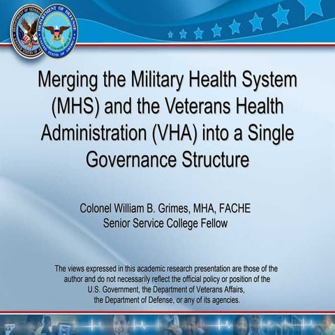 Merging The Military Health System (Peake) | PPT
