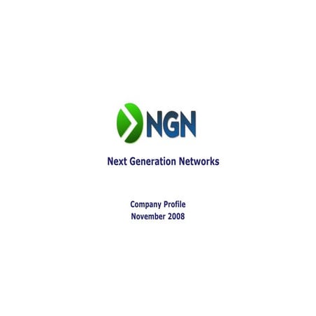NGN Company Profile November08 | PDF | Computing | Technology & Computing