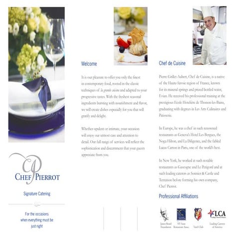 Chef brochure | PDF