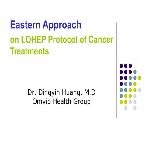 New Progress Of LOHEO Protocol Of Holistic Cancer Treatments | PPT ...