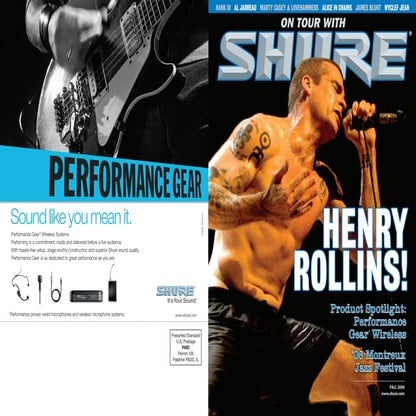 On Tour with Shure | PDF