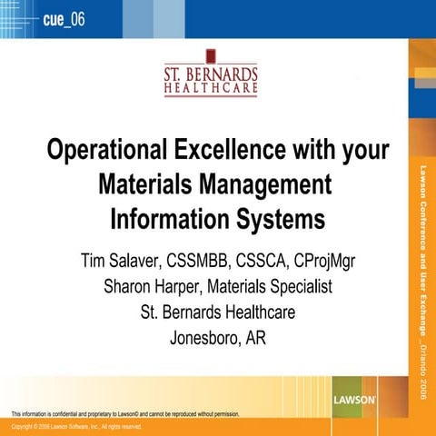 Operational Excellence In Healthcare | PPT