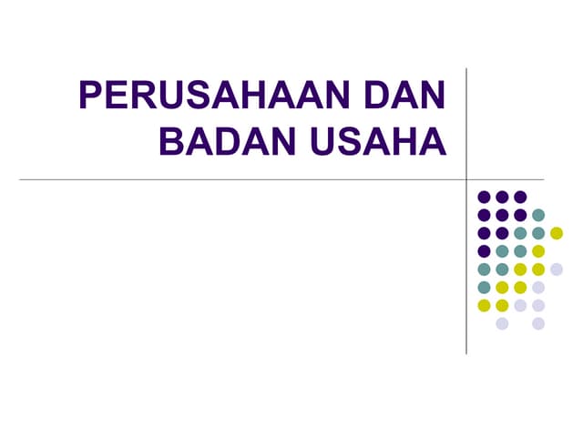 BADAN USAHA DALAM PEREKONOMIAN INDONESIA.pptx