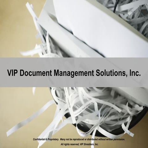 VIP Document Management Solutions | PPT | Desktop Publishing | Computer ...