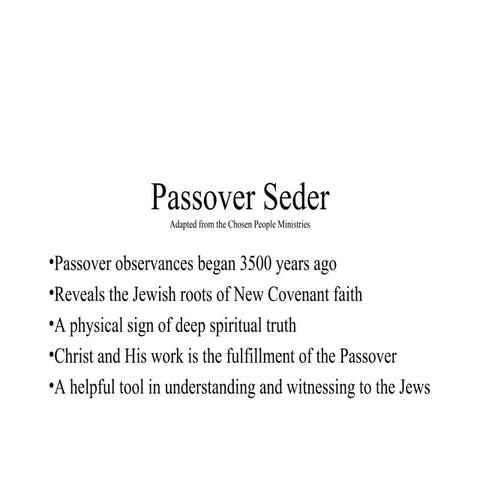 Passover Seder | PPT