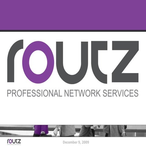 Presentation ROUTZ PNS | PPT | Business | Business and Finance
